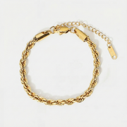 Lena – Bracciale in oro con delicata struttura a cordoncino